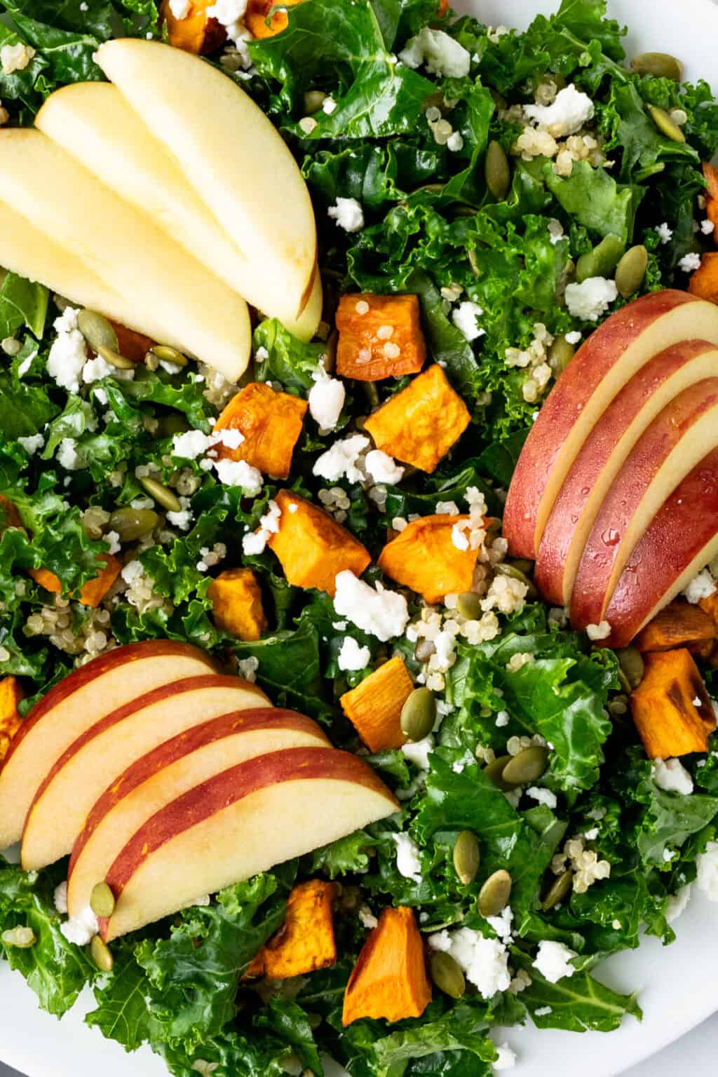 Fall Kale Salad with Sweet Potato - Fresh Apron