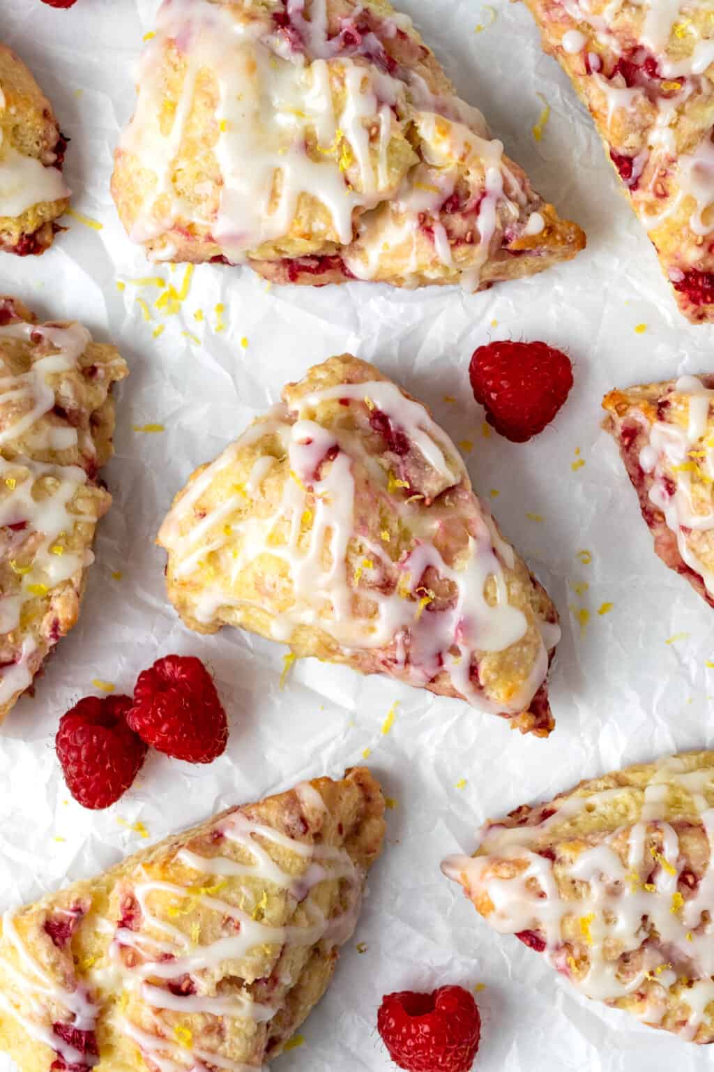 Raspberry Lemon Scones - Fresh Apron