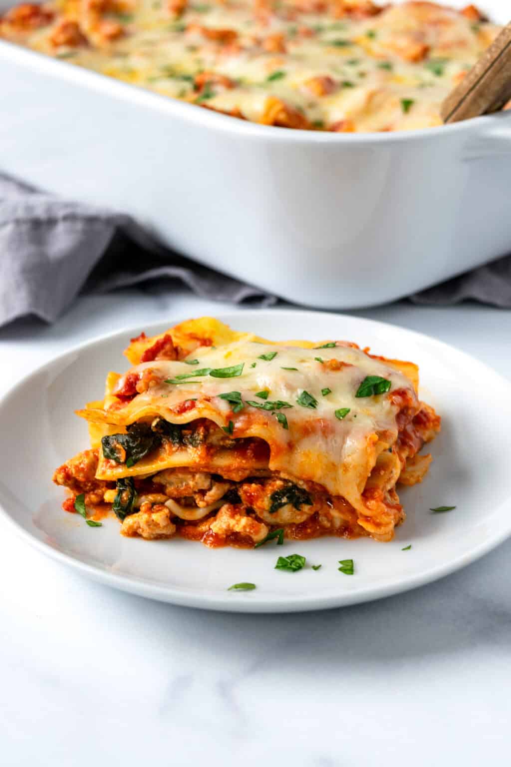Turkey Spinach Lasagna - Fresh Apron