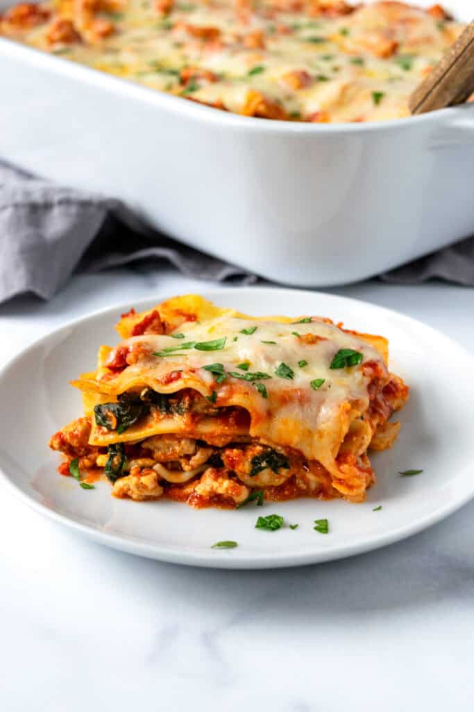 Turkey Spinach Lasagna - Fresh Apron