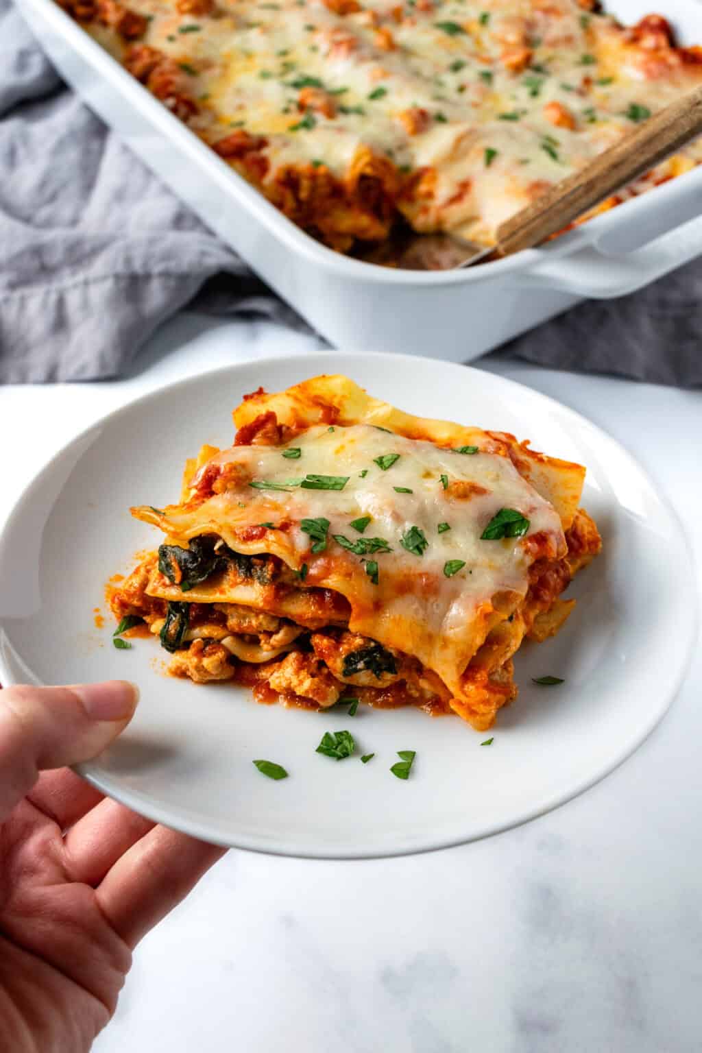 Turkey Spinach Lasagna - Fresh Apron