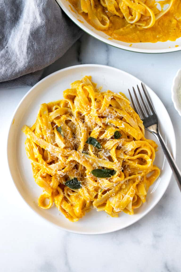 Pumpkin Fettuccine Alfredo - Fresh Apron
