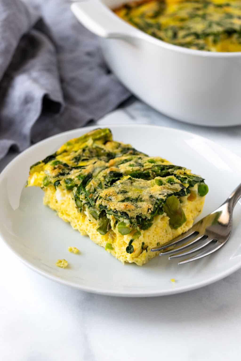 Spring Veggie Egg Bake - Fresh Apron